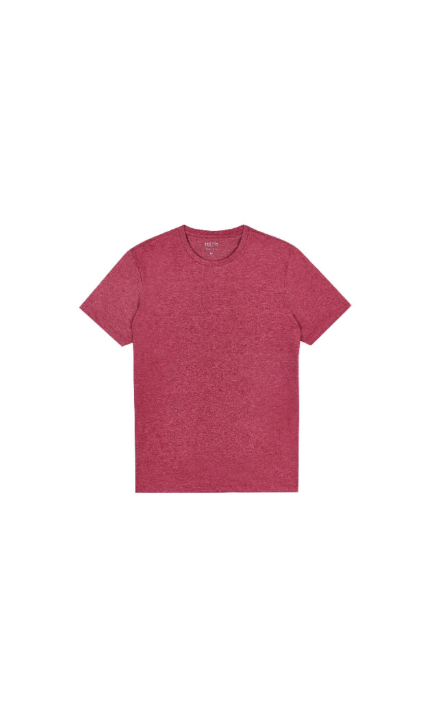 Raspberry Pink Marl Crew Neck T-Shirt - Hello! We are wt+